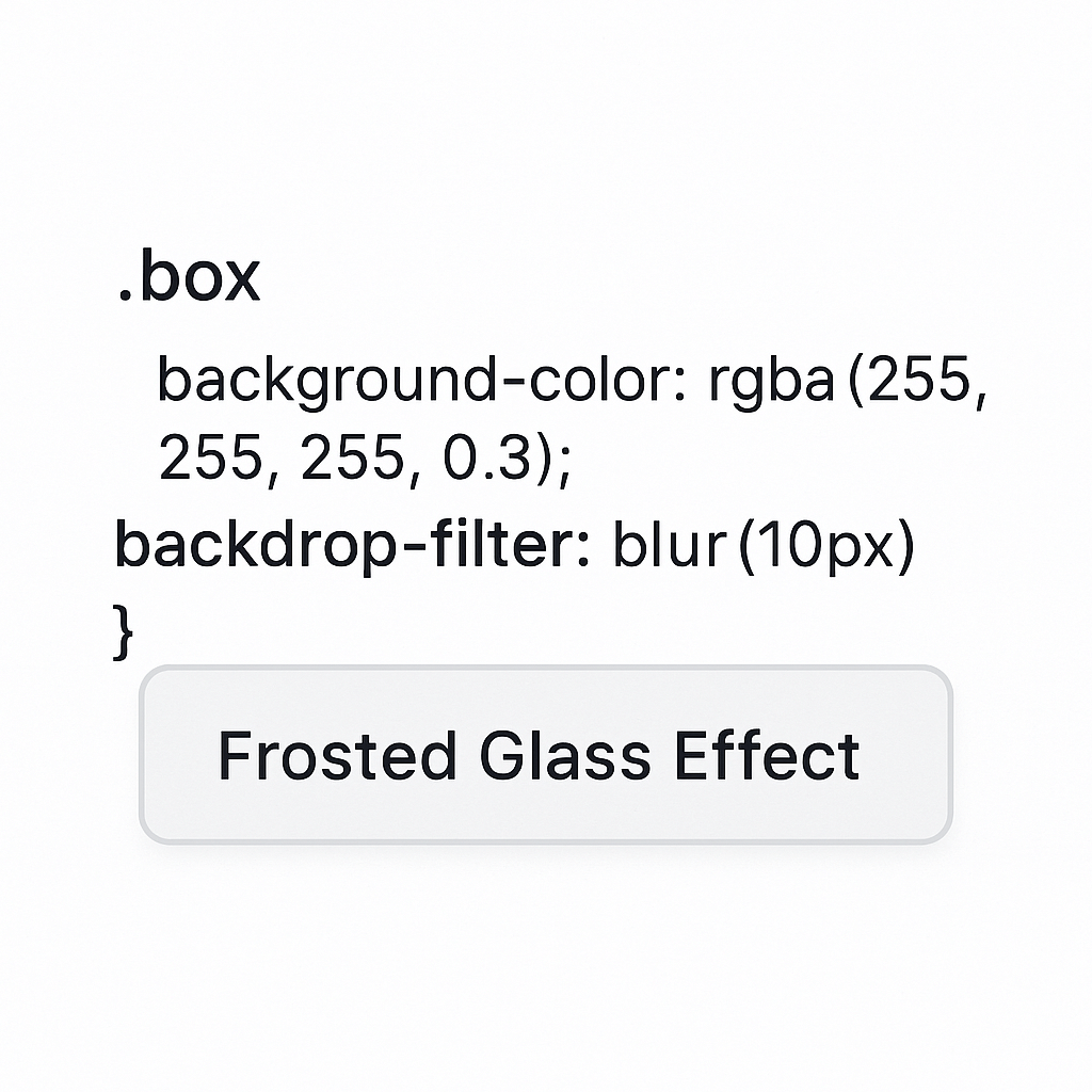 Create a Frosted Glass Effect with Pure CSS - CSS Lab42 | Collection of CSS generators